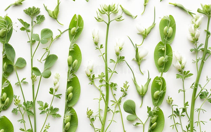 A Visual Delight Against a Pristine White Backdrop -Generative Ai Stock ...