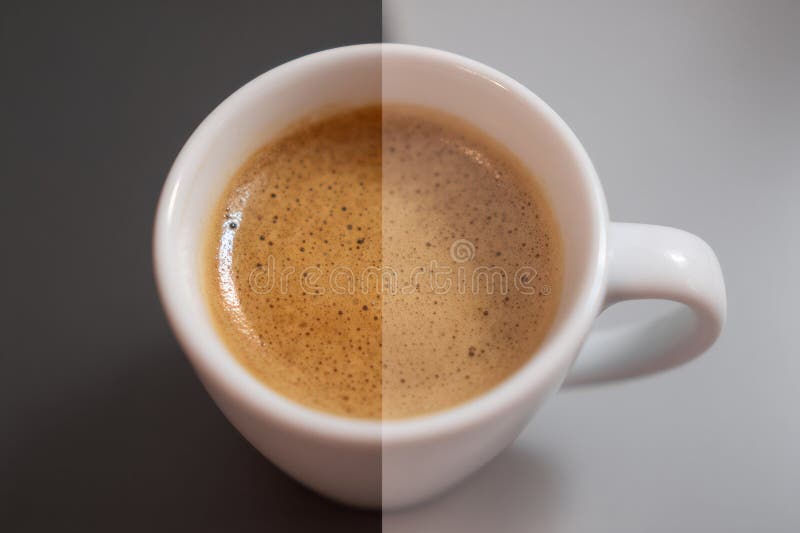 Comparison of Focus Levels with and without Caffeine Showing a Coffee ...