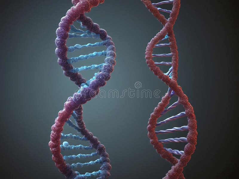 Visual Depiction of Human DNA Helix in Bodily Liquid - Generated by Ai ...