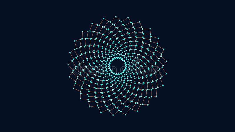 Magnetic Field Visualization Lines of Force in a Centered Field Stock ...