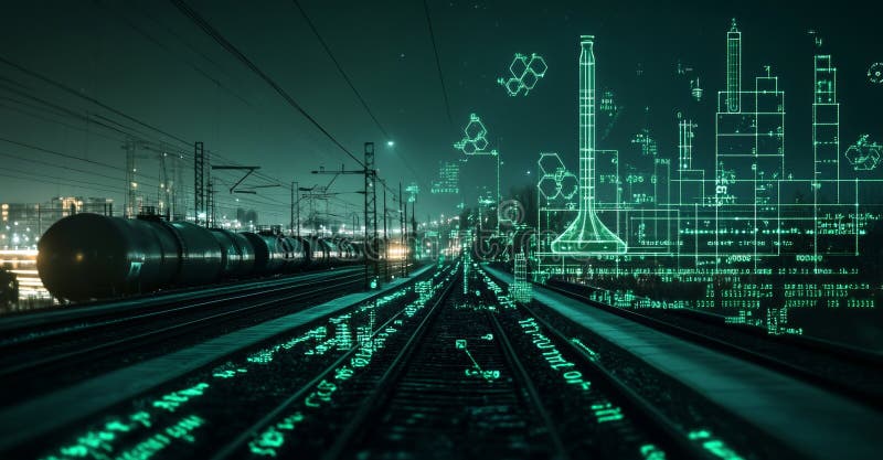 Visual Depiction of Shifting Numerical Patterns Creating Blockchain and ...