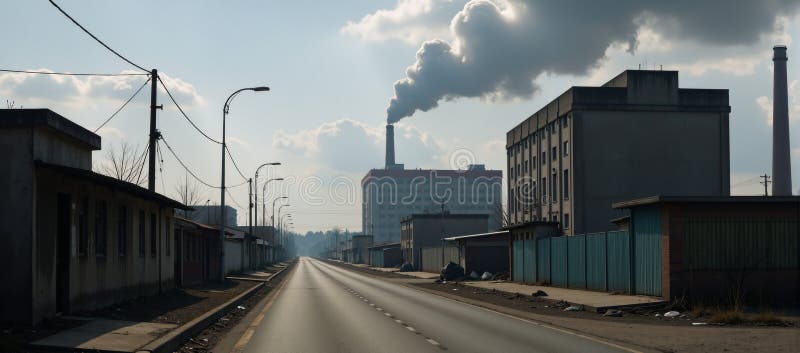 Visual Depiction Showcasing Environmental Pollution Pollution ...