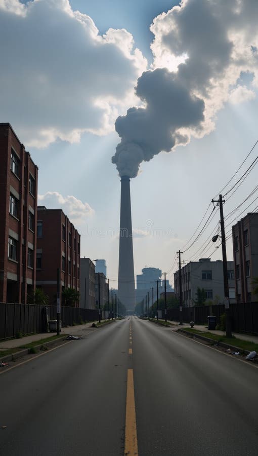 Visual Depiction Showcasing Environmental Pollution Pollution ...