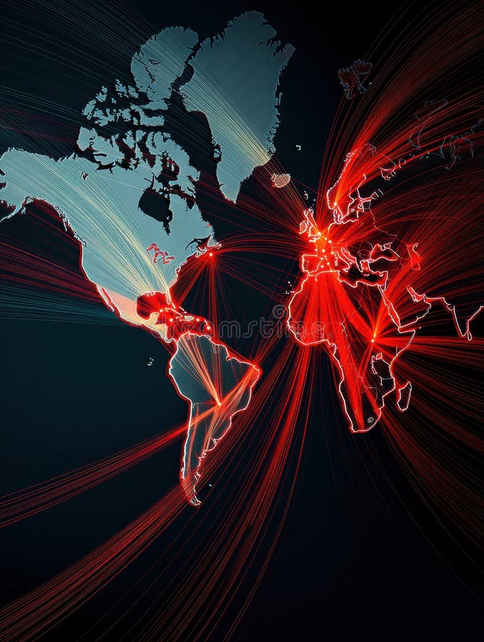 Global Map Highlighting Restricted Exports and Sanctions Across Various ...