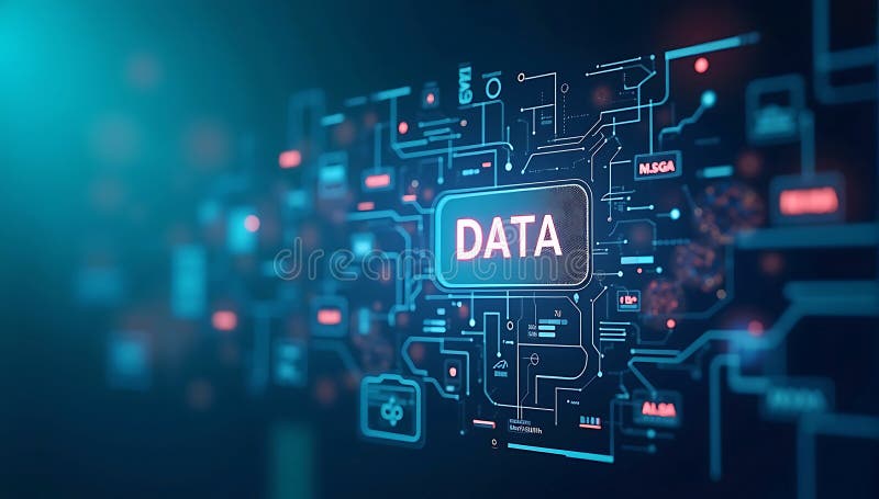 A Visual Display of Big Data Using Infographic Elements, Symbolizing ...