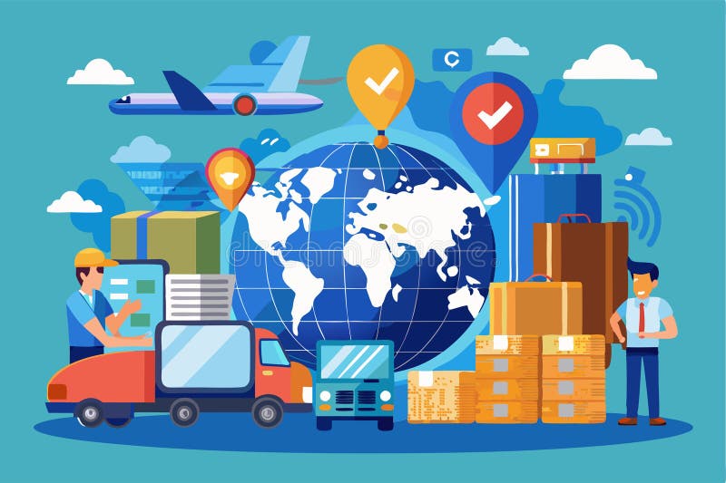 A Visual Display of Logistics Activities, Featuring Transportation ...