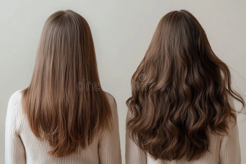 Before and after Comparison Highlighting the Transformation from Thin ...