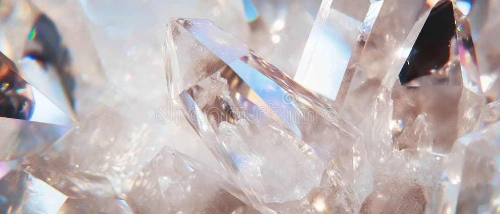 Exploring the Intricate Beauty of Crystals with Geometric Shapes and ...