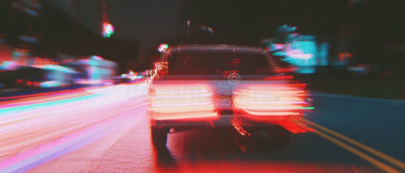 Visual Distortion Captures the Essence of a Night Drive through a ...