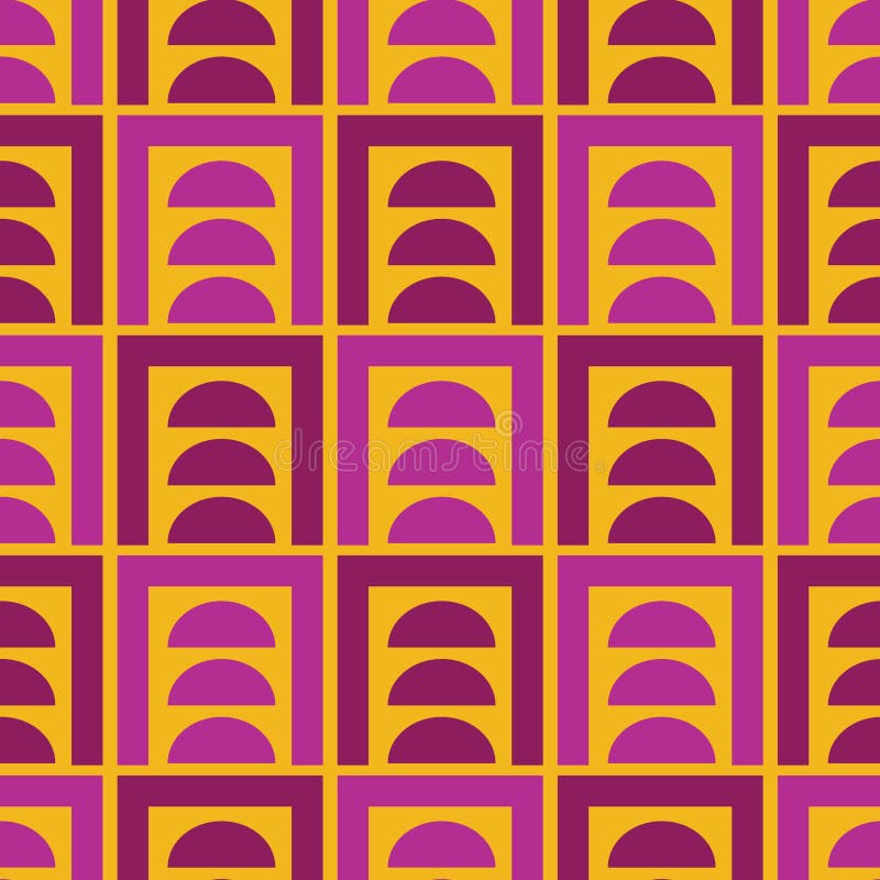 Visual Distortion Illusion Seamless Pattern Stock Vector - Illustration ...