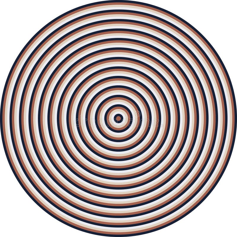 Visual Effect Created by Circles Getting Progressively Smaller Stock ...