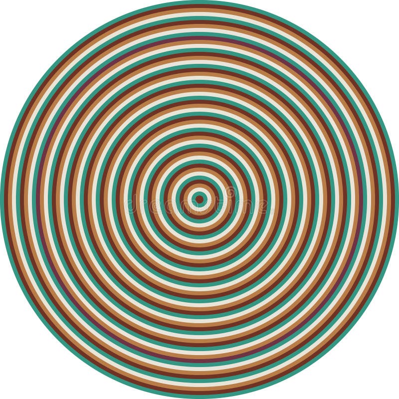 Visual Effect Created by Circles Getting Progressively Smaller Stock ...