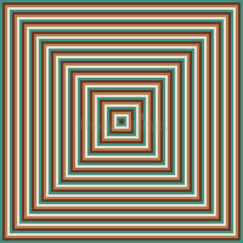 Visual Effect Created by Squares Getting Progressively Smaller Stock ...