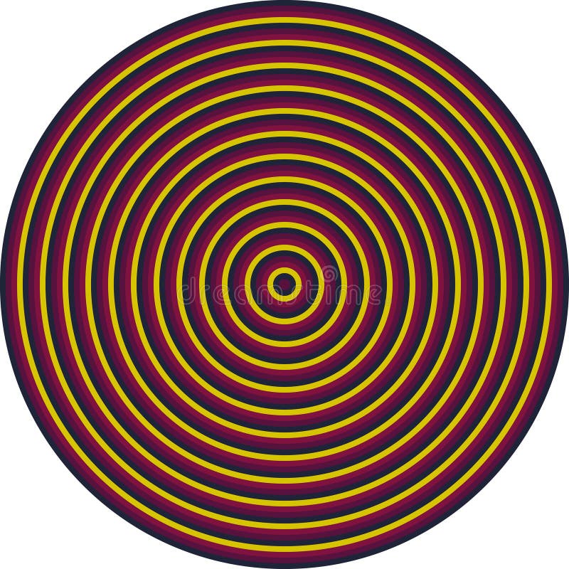 Visual Effect Created by Circles Getting Progressively Smaller Stock ...