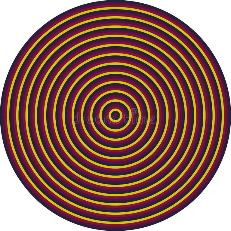 Visual Effect Created by Circles Getting Progressively Smaller Stock ...