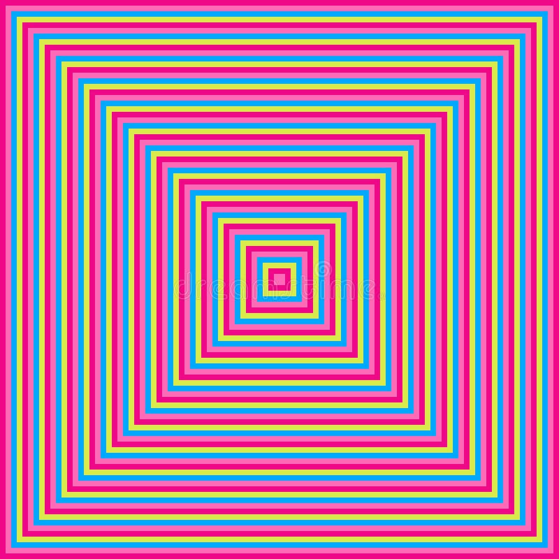 Visual Effect Created by Neon Pink, Blue and Green Squares Stock Photo ...