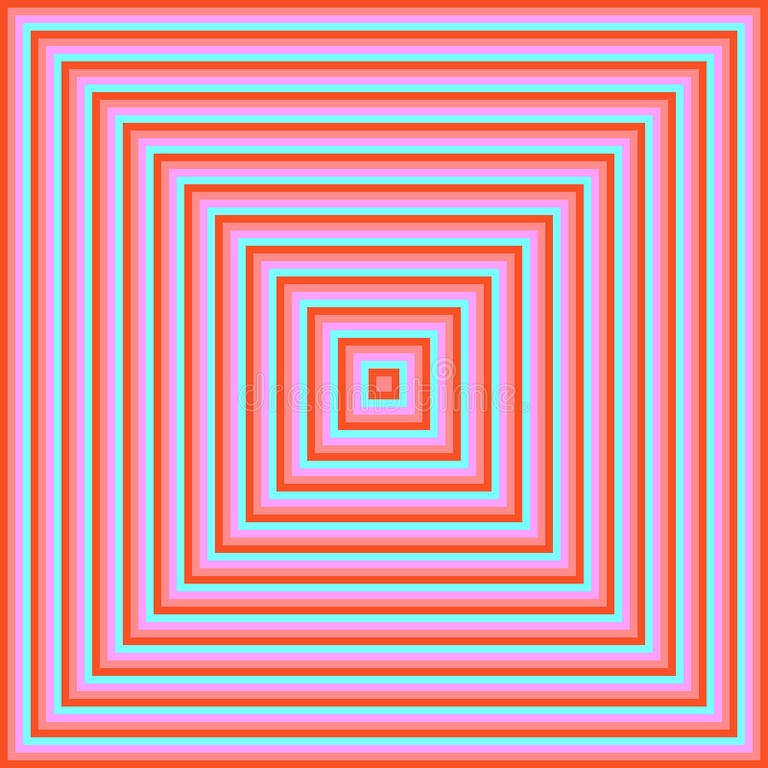 Visual Effect Created by Shades of Neon Orange, Pale Blue and Pink ...