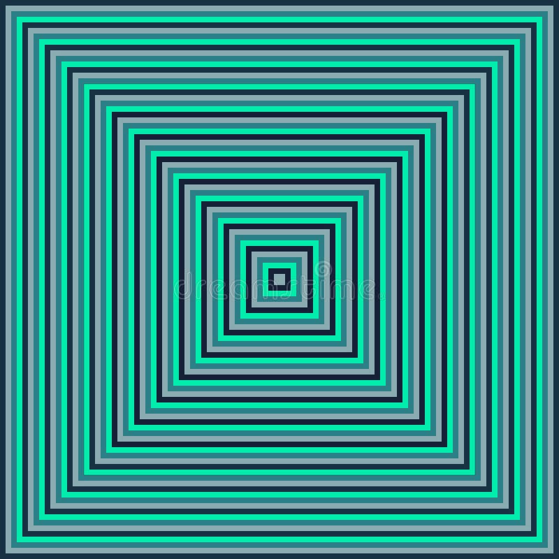 Visual Effect Created by Squares Getting Progressively Smaller Stock ...