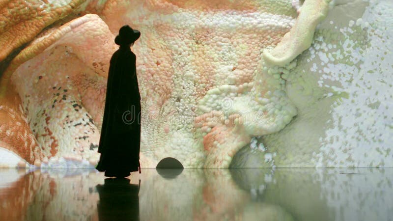 Visual Effect Walking Front Large Video Screen Can Create Visually ...