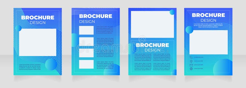 Visual Effects Artist Course Blank Brochure Layout Design Stock Vector ...