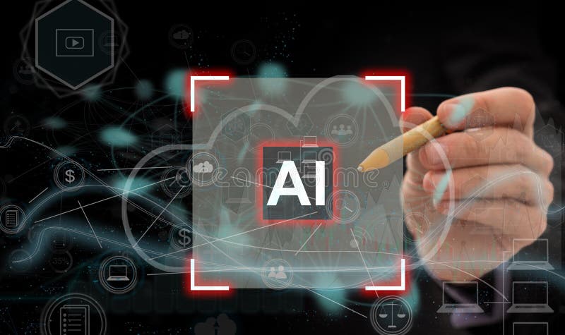 Visual Effects. Future Technology Interface.Working with Future ...