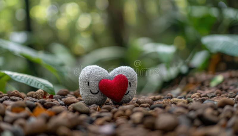 The Heartfelt Connection a Symbol of Love and Care in Dating, a Visual ...