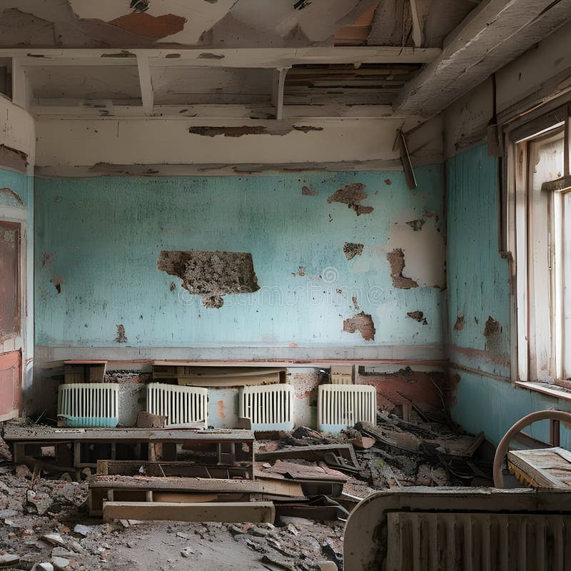 Crumbling Structures Stock Illustrations – 584 Crumbling Structures ...