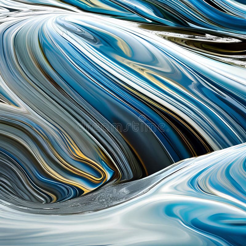 A Visual Exploration of Fluidity and Liquidity, with Flowing Forms ...