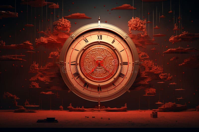 Visual Explorations of the Concept of Time Stock Illustration ...