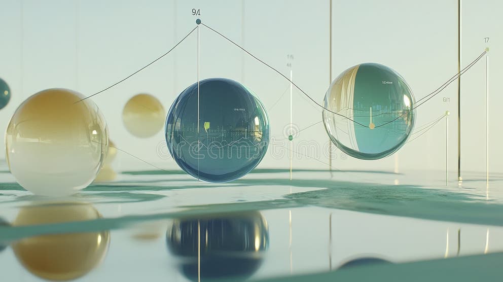 Inflation Analysis with Minimalistic Line Graphs Modern Studio Digital ...