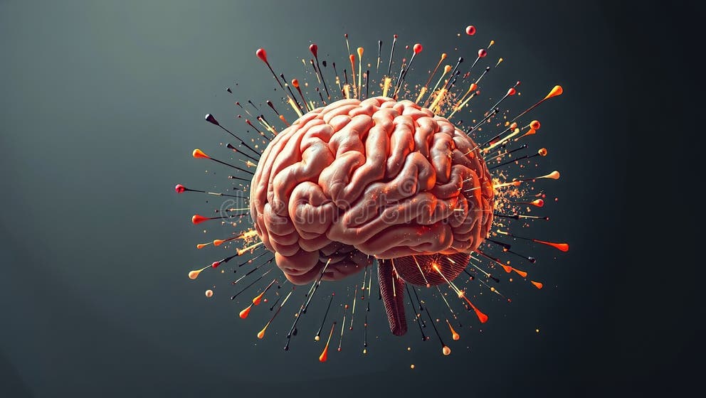 A Visual Explosion of Creative Ideas a Digital Artwork Depicting the ...