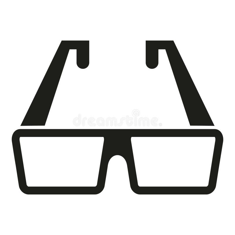 Visual Eyeglasses Icon Simple Vector. Eye Test Stock Vector ...