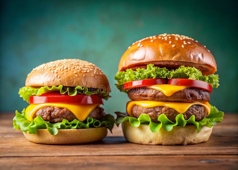 A Visual Feast Comparing Miniature and Monumental Burger Patties ...
