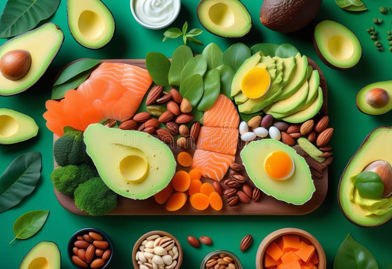 A Visual Feast of Keto Delights for Radiant Health and Wellness Stock ...