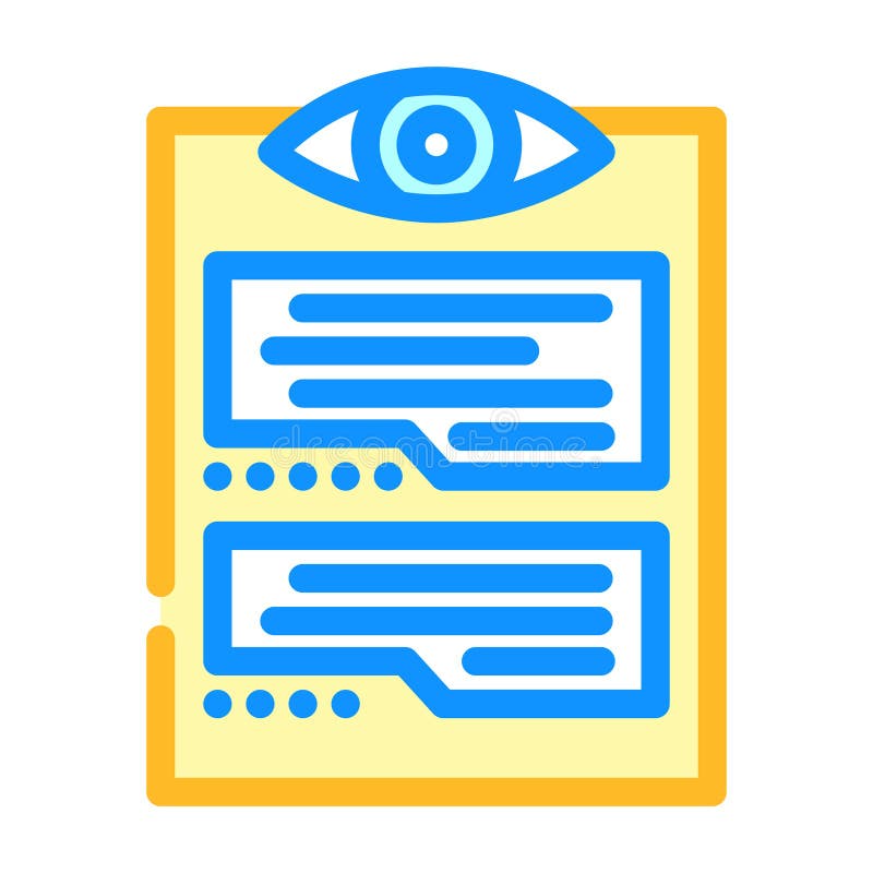 Visual Feedback Ux Ui Design Color Icon Vector Illustration Stock ...