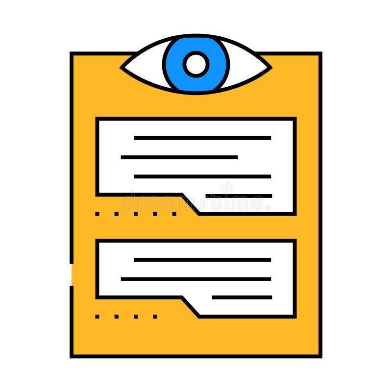 Visual Feedback Ux Ui Design Icon Color Illustration Stock Illustration ...