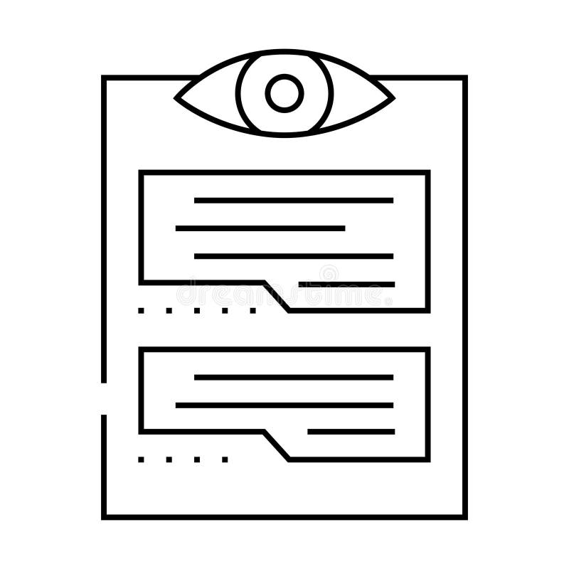 Visual Feedback Ux Ui Design Line Icon Vector Illustration Stock Vector ...