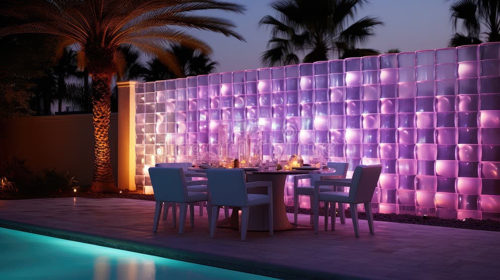 Visual glass blocks stock illustration. Illustration of landscaping ...