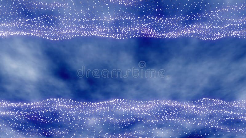 Visual Grid in White Cloud Animation Background Stock Video - Video of ...