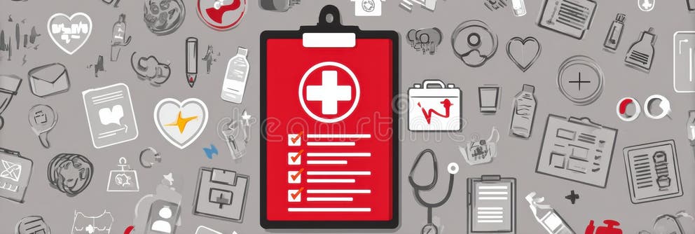 Visual Guide for First Aid Procedures Featuring Checklists and ...