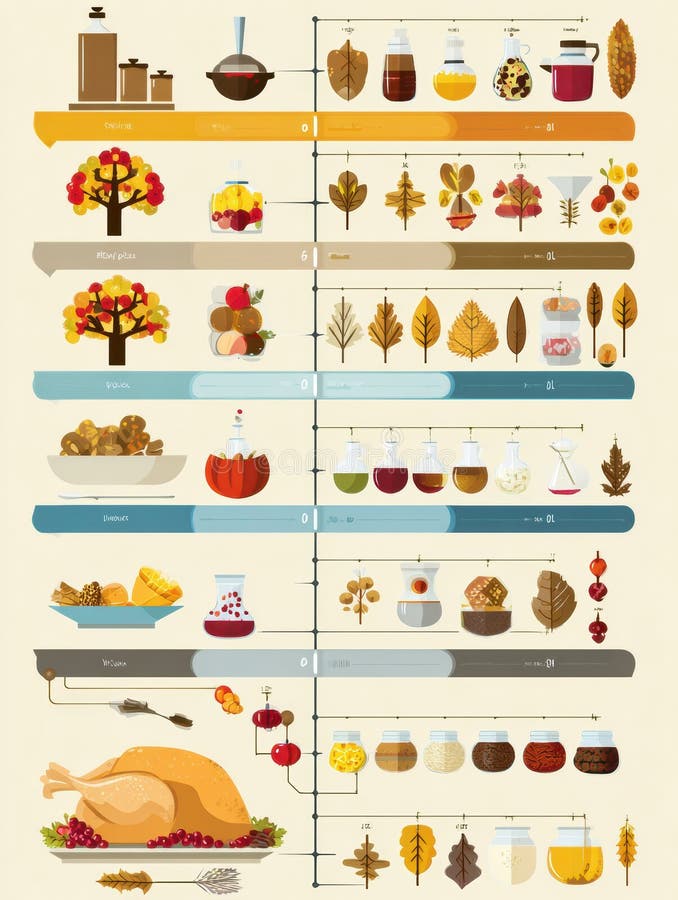 Thanksgiving Meal Planning Timeline with Visual Step-by-Step Guide for ...