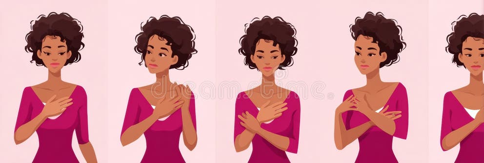 Visual Guide for Performing a Self Breast Exam Correctly To Ensure Early Detection of Issues ...