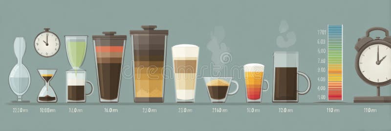 Visual Guide of Recommended daily Caffeine Intake Limits Showing ...