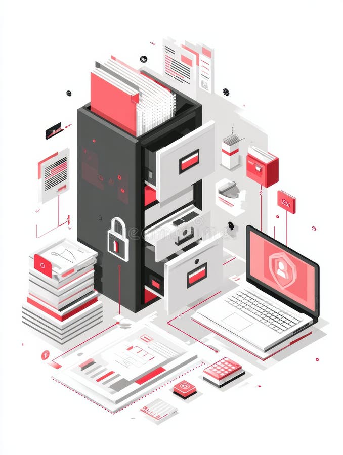 Visual Guide for Securely Storing Important Documents in a Digital and ...