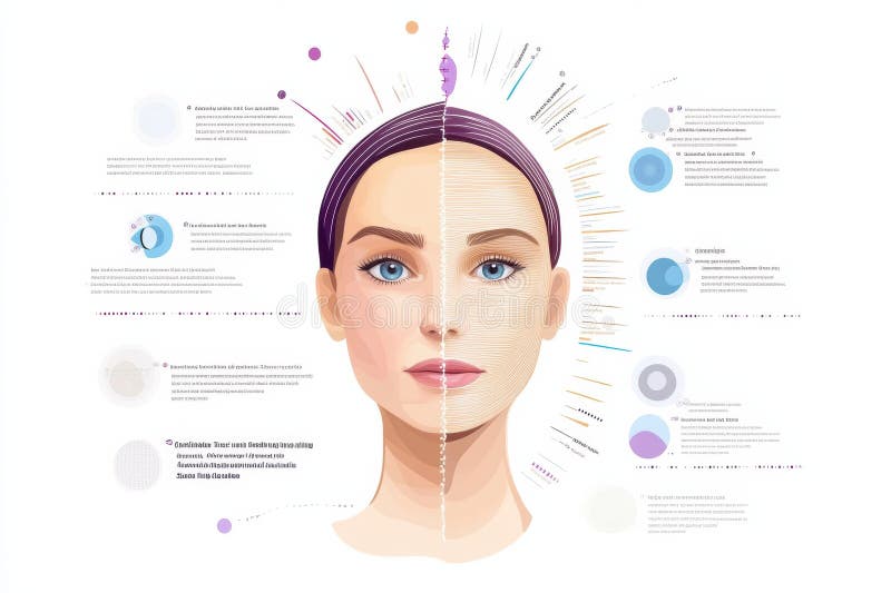 Infographic Illustrating Gradual Skin Aging and How Botox Can Reduce ...