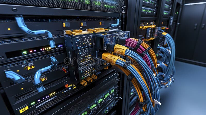 Visual Guide To Advanced Fiber Optic Infrastructure in High-tech Data ...