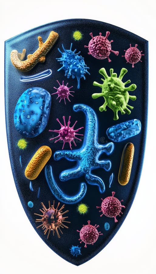 A Visual Guide To Germ Protection Understanding Bacteria and Viruses in ...