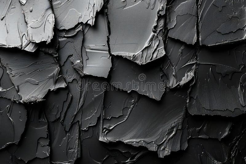 Visual Highlighting Black Abstract Background, Rough Texture, Dark Wall ...