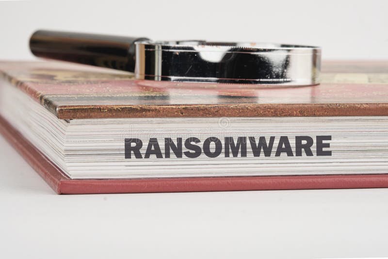 This Visual Highlights a Book Titled Ransomware, Accompanied by a ...