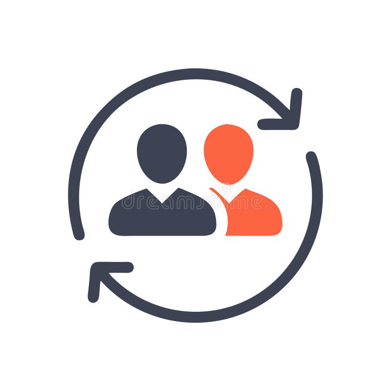 Visual Icon of Client Retention Strategies Stock Vector - Illustration ...